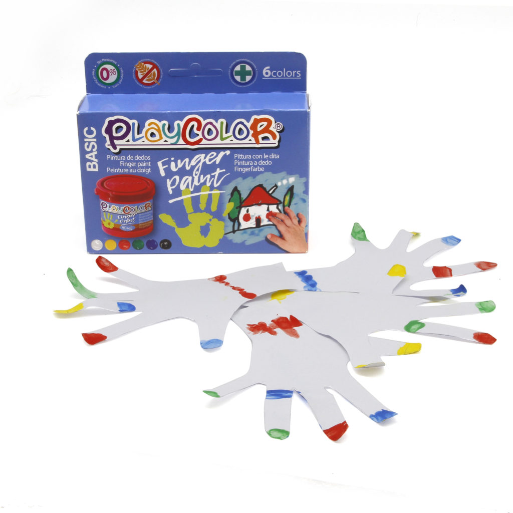 Empezar a pintar con pintura de dedos - PlayColor